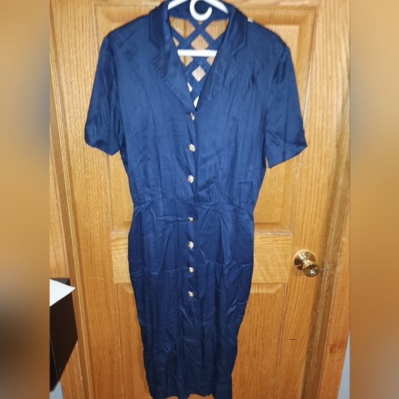 Together! | Dresses | Together Vintage 8s Short Sleeve Button Down ...